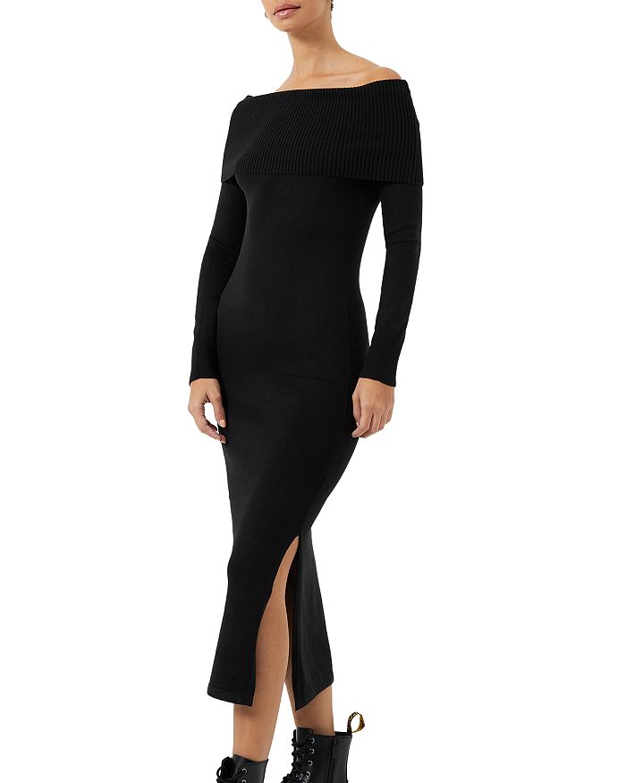 FRENCH CONNECTION Off-the-Shoulder Sweater Dress | Bloomingdale's
