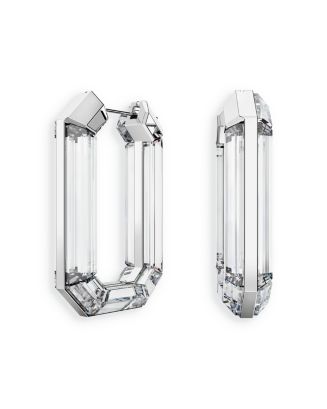 Swarovski Lucent Crystal Hoop Earrings | Bloomingdale's Jewelry ...
