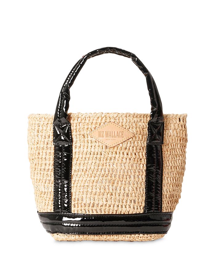 MZ WALLACE Mini Raffia Tote | Bloomingdale's