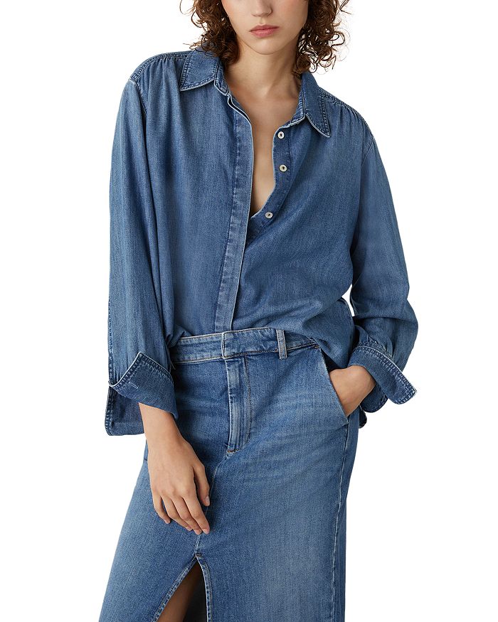 Marella Chambray Oversized Shirt | Bloomingdale's