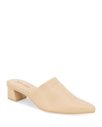 Splendid Women's Lorelei Pointed Toe Block Heel Mules | Bloomingdale's ...
