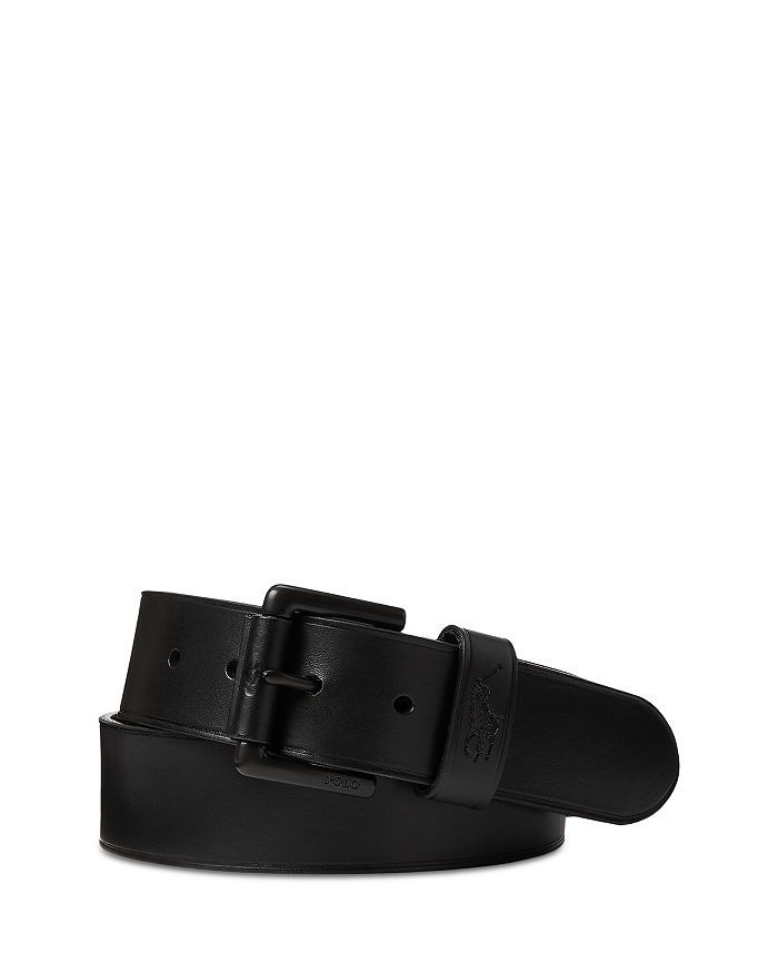 Polo Ralph Lauren Signature Pony Leather Belt | Bloomingdale's