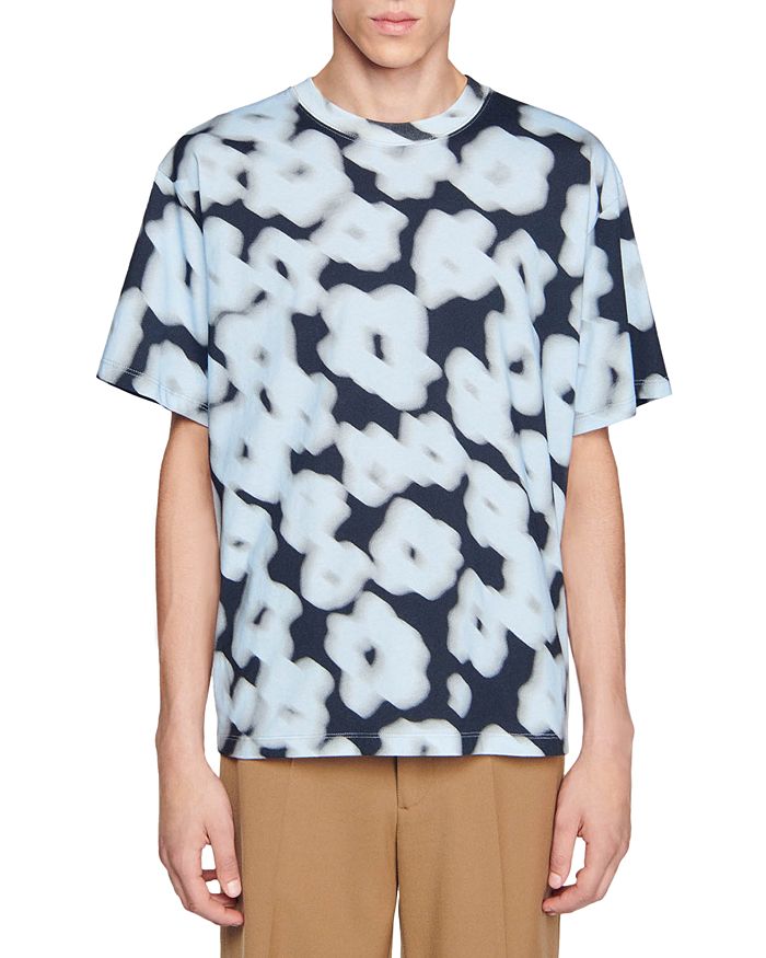 Sandro Printed Short Sleeve Tee | Bloomingdale's