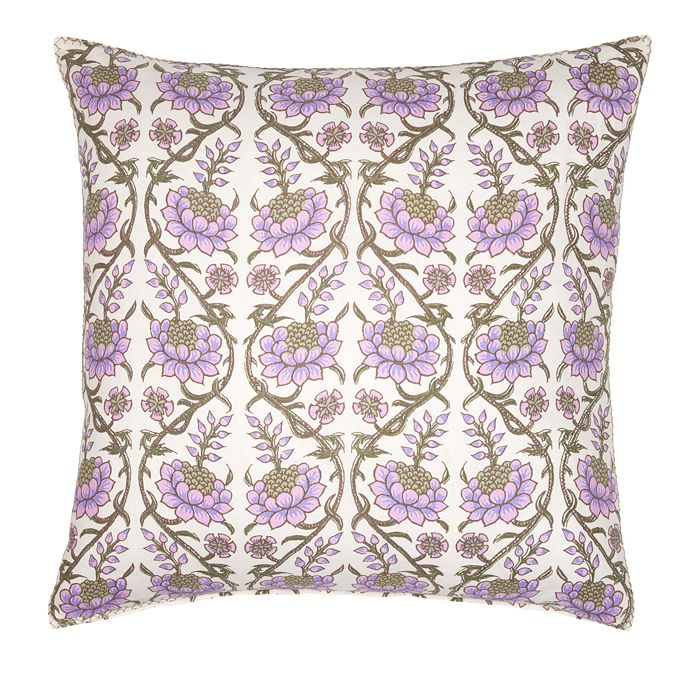 John Robshaw Gajara Lavender Decorative Pillow, 26" x 26" | Bloomingdale's
