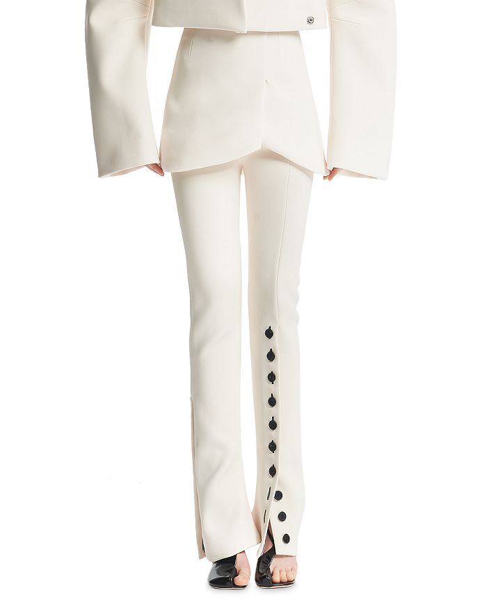 A.W.A.K.E. MODE Basque Button Leg Pants | Bloomingdale's