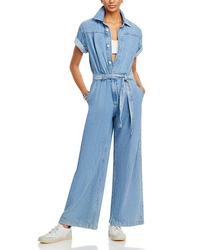 rag & bone Ultra Featherweight Chambray Jumpsuit | Bloomingdale's