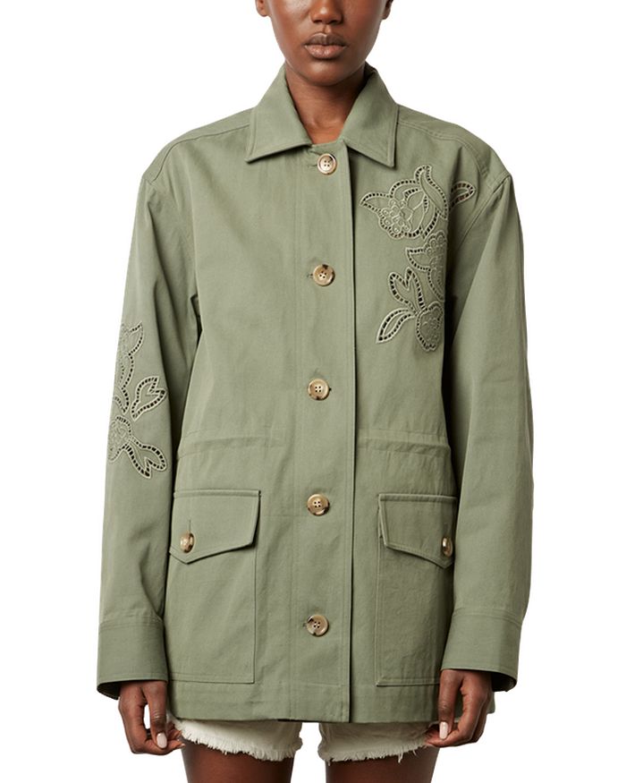 Gerard Darel Sully Eyelet Jacket | Bloomingdale's