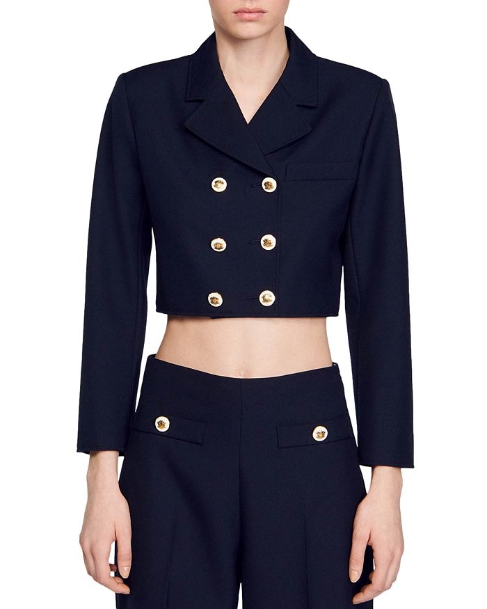 Sandro Cropped Bolero Blazer | Bloomingdale's