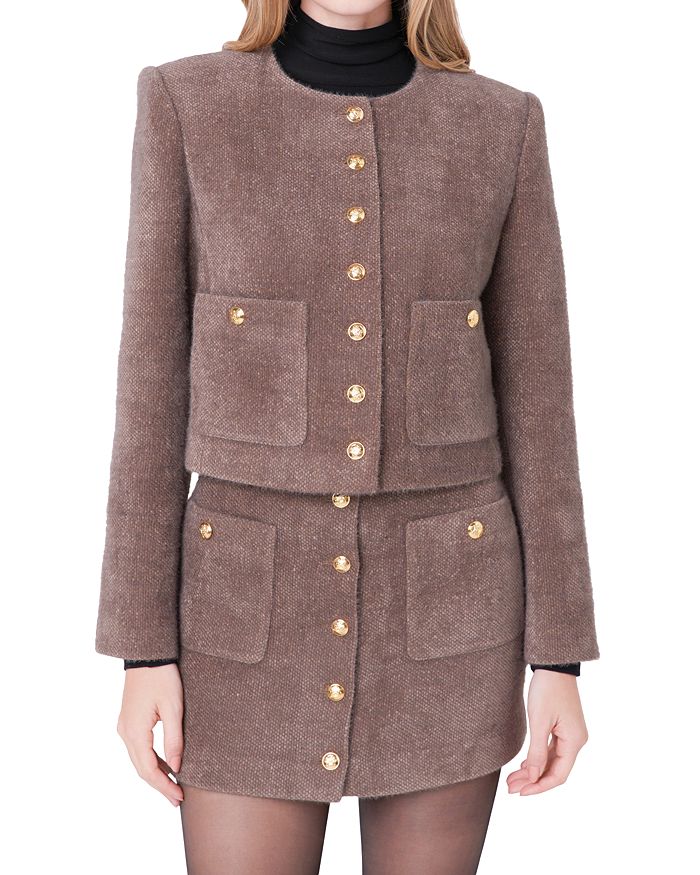 English Factory Cropped Jacket | Bloomingdale's