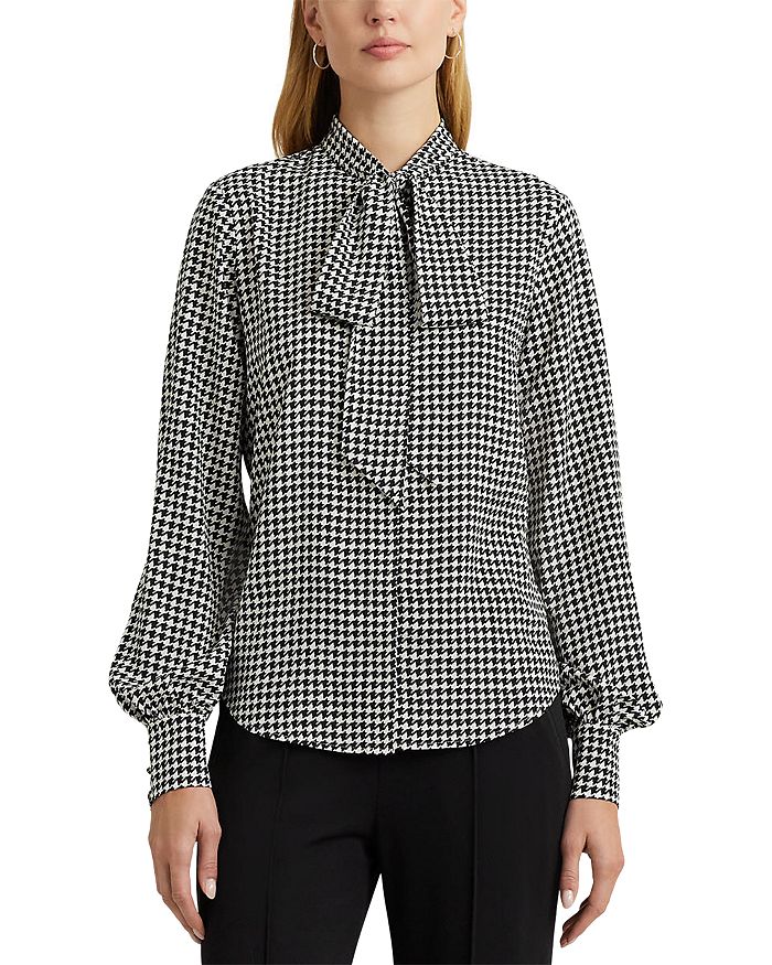 Ralph Lauren Tie Neck Blouse | Bloomingdale's