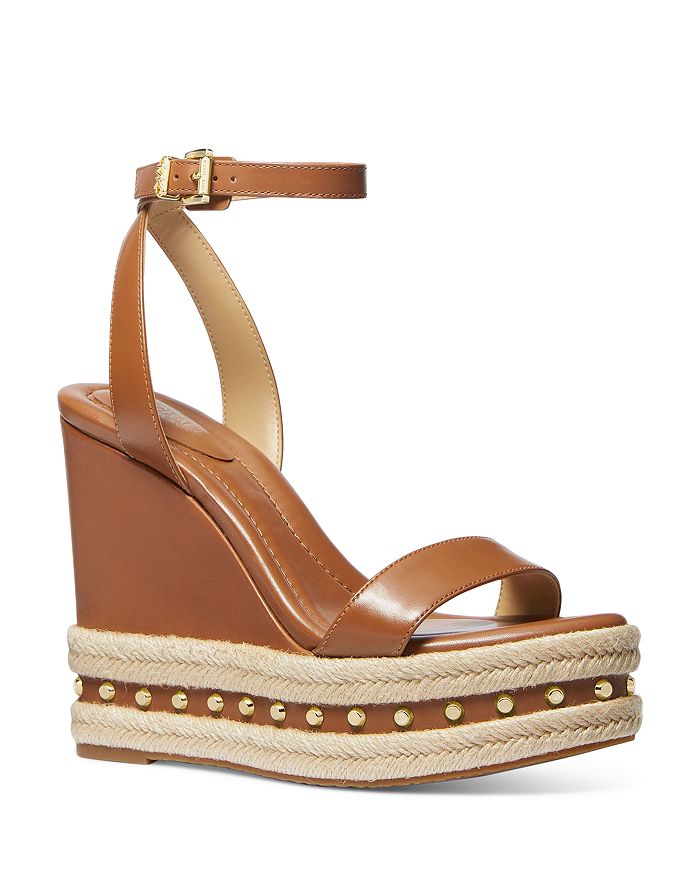 Michael Kors Women's Leighton Wedge Sandals | Bloomingdale's