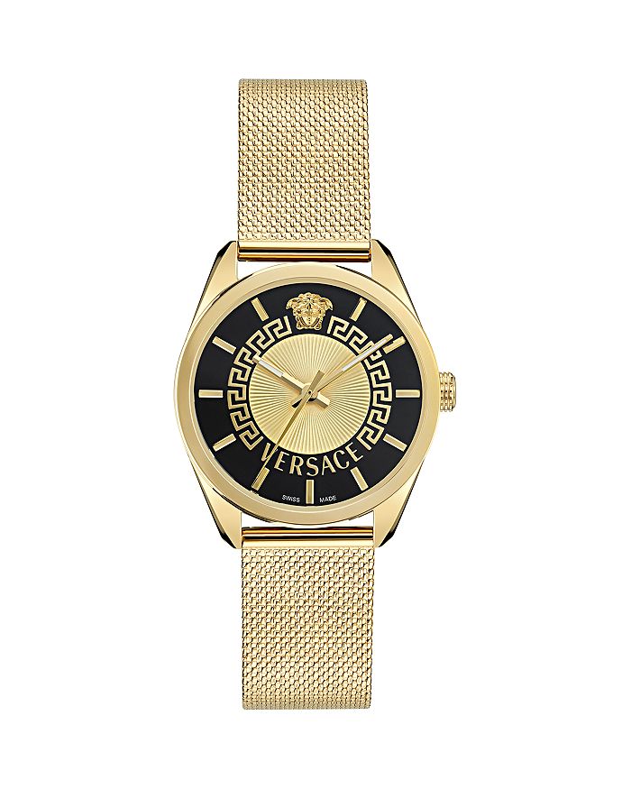 Versace V Circle Watch, 36mm | Bloomingdale's