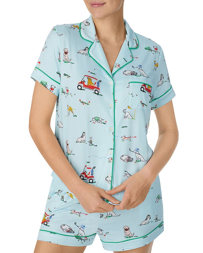 kate spade new york Scattered Strawberries Short Sleeve Pajama Set ...