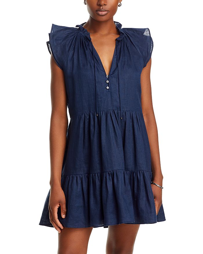 Veronica Beard Zee Tiered Mini Dress | Bloomingdale's