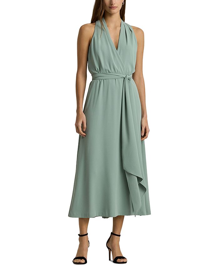 Ralph Lauren Ralph Lauren Halter Neck Cocktail Dress | Bloomingdale's