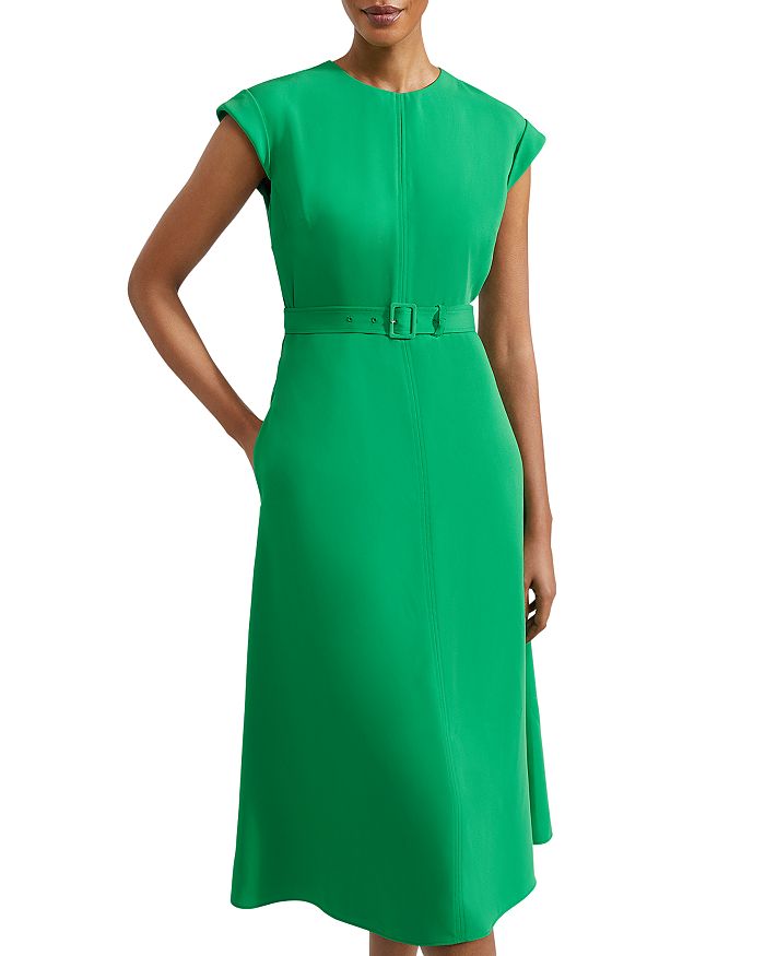 HOBBS LONDON Meera Belted Midi Dress | Bloomingdale's