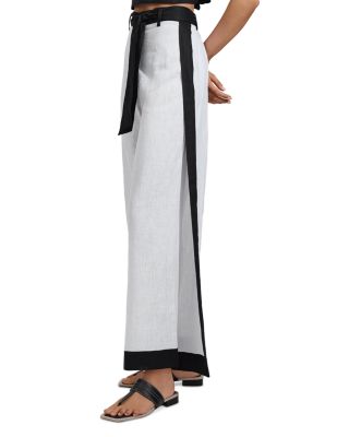 REISS Harlow Side Split Colorblocked Pants | Bloomingdale's