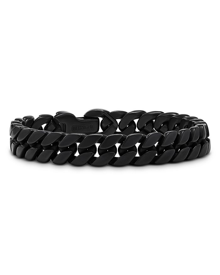 David Yurman Men's Curb Chain Bracelet in Black Titanium | Bloomingdale's