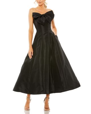 Click here for Mac Duggal Bow Detailed Strapless Ballgown prices