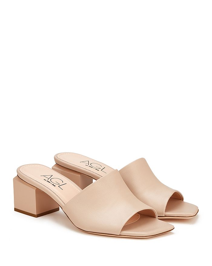 AGL Women's Angie Mule Ghibli Slip On High Heel Sandals | Bloomingdale's