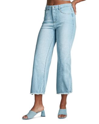 Commando Crop Wide Leg Jeans in Washed Indigo | Bloomingdale's
