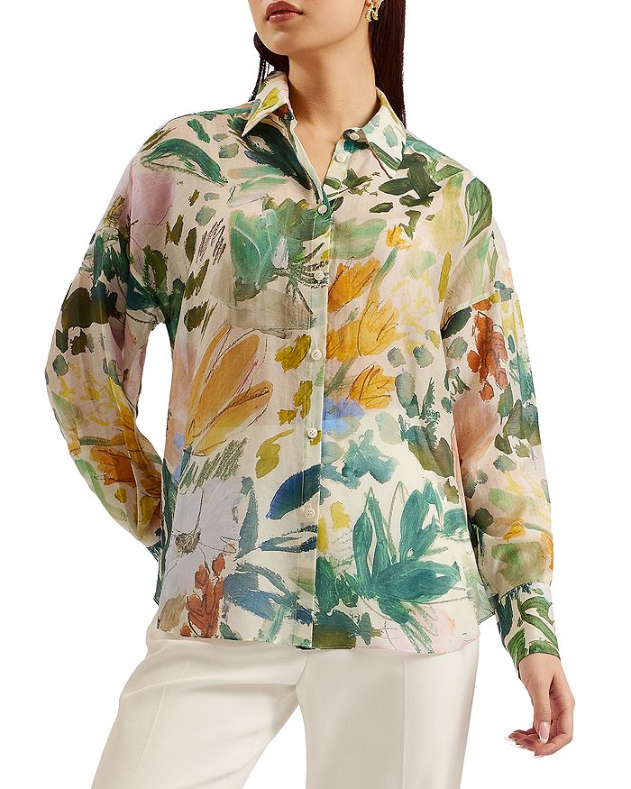 Ted Baker Piccola Oversized Shirt | Bloomingdale's