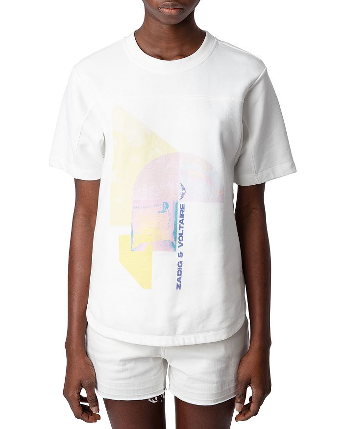 Zadig & Voltaire Bow Mo Terry Palmier Tee | Bloomingdale's