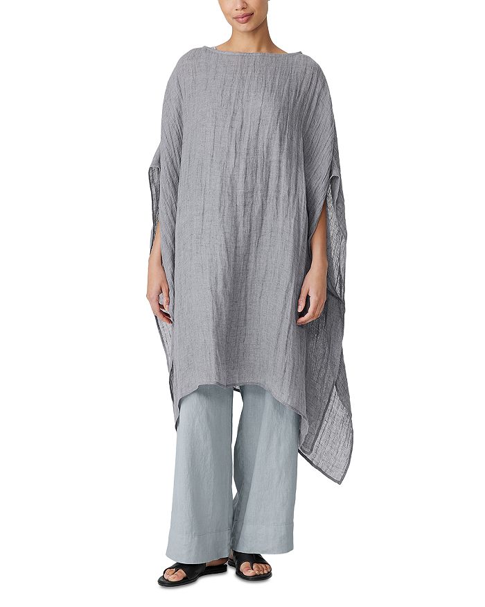 Eileen Fisher Bateau Neck Linen Caftan | Bloomingdale's
