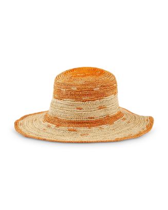 Sandro Raffia Two Tone Sun Hat | Bloomingdale's