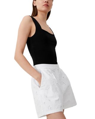 FRENCH CONNECTION Rhodes Embroidered Shorts | Bloomingdale's
