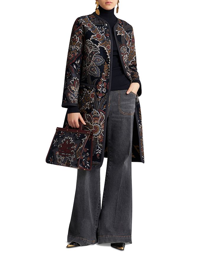 Etro Paisley Floral Jacquard Coat | Bloomingdale's