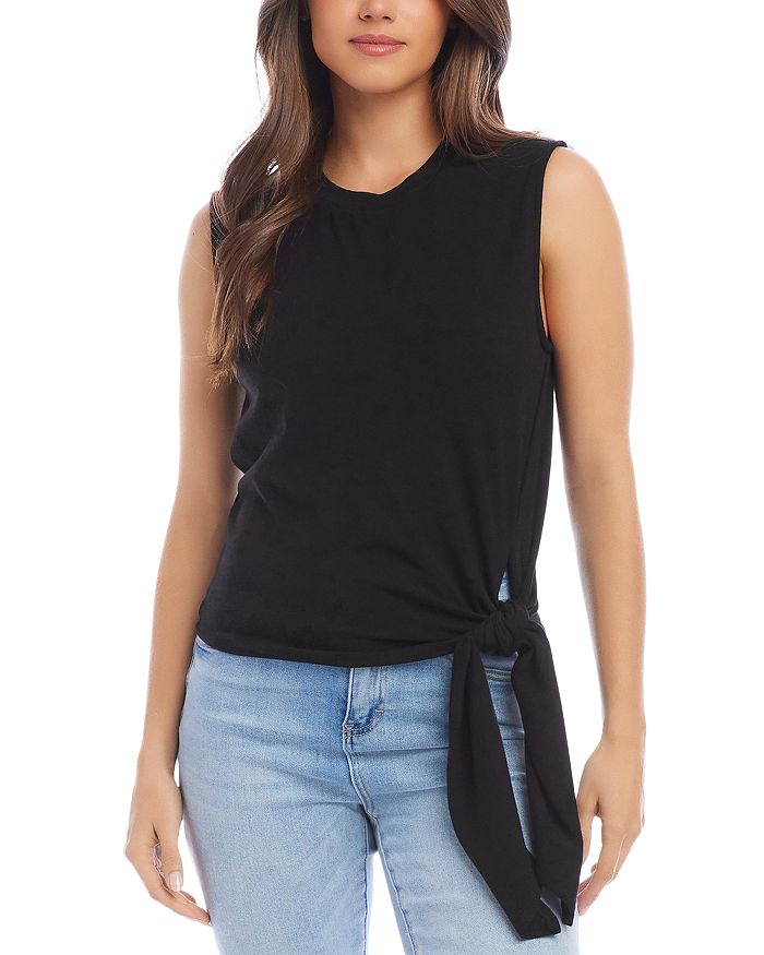 Karen Kane Sleeveless Side Tie Top | Bloomingdale's