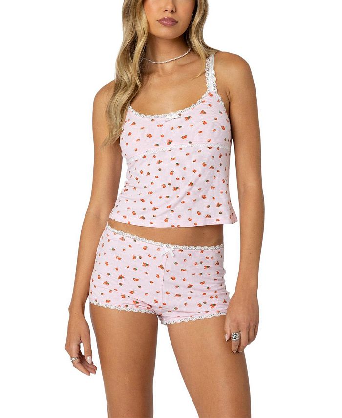 Edikted Strawberry Girl Printed Tank Top | Bloomingdale's