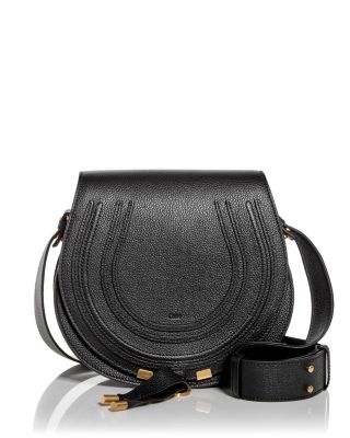 Chloe Marcie Leather Saddle Bag