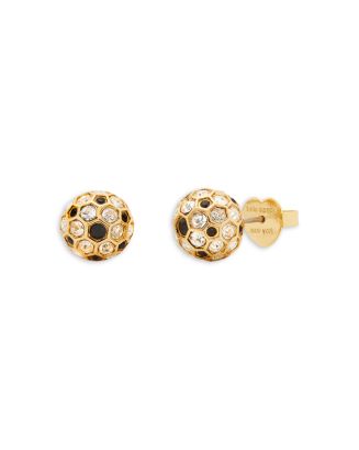 kate spade new york Pavé Soccer Ball Stud Earrings | Bloomingdale's ...