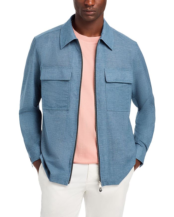 BOSS P-CarperOS-WG-Pk242F Full Zip Jacket | Bloomingdale's