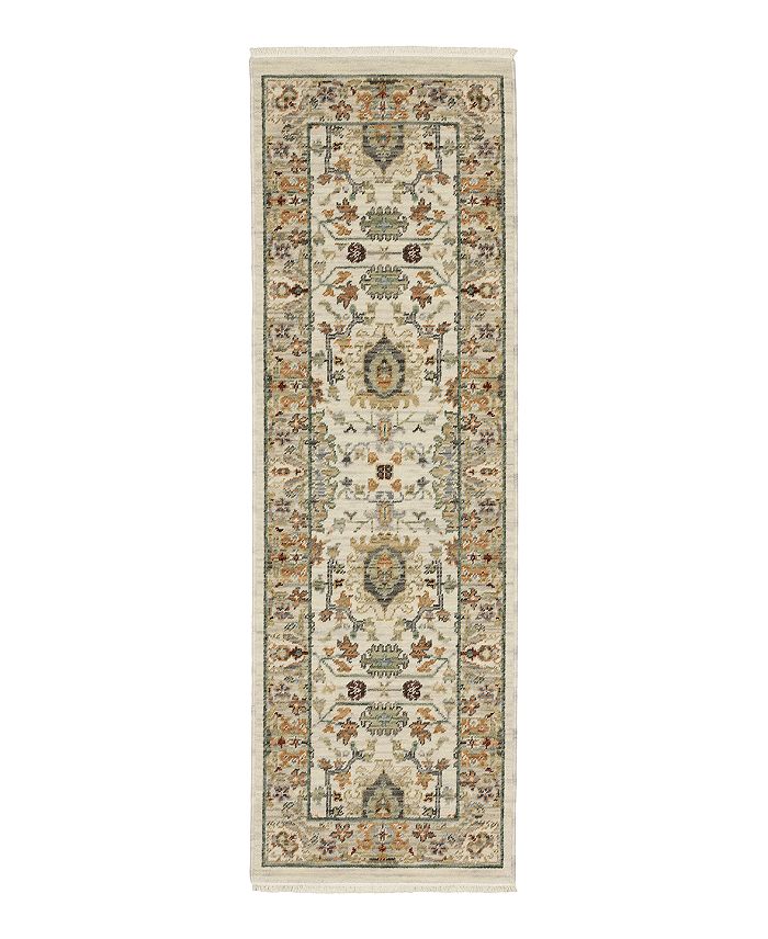 Oriental Weavers Lucca 2063Y Runner Area Rug, 2' x 6' | Bloomingdale's