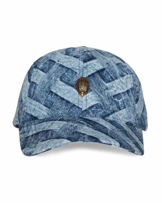Female Kurt Geiger London Woven Denim Baseball Cap | Smart Closet