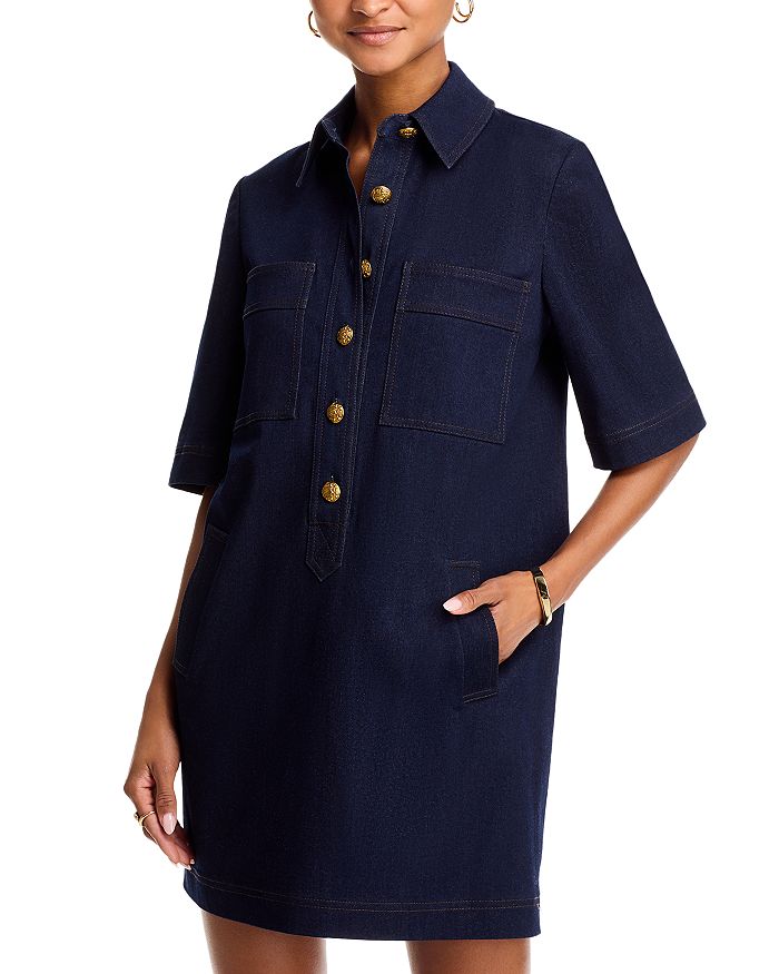 Veronica Beard Koulis Denim Dress | Bloomingdale's