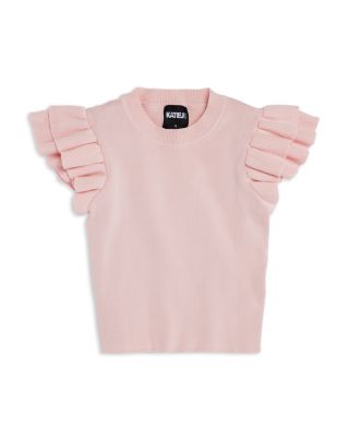 Click here for KatieJnyc Girls Isla Sweater Short Sleeve Top - Bi... prices