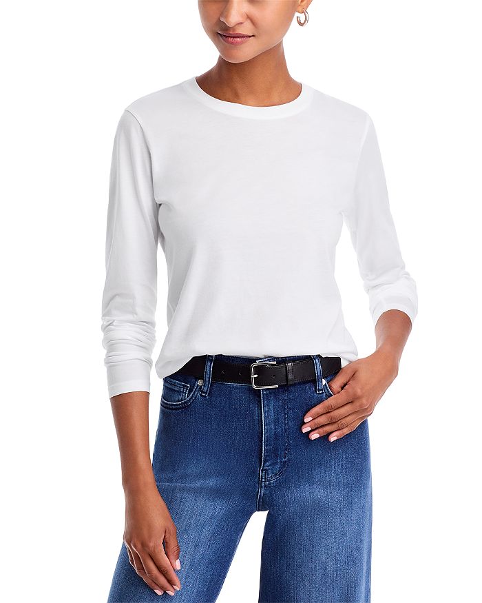 FRAME Long Sleeve Baby Tee | Bloomingdale's