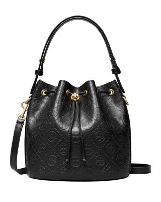 Click here for Tory Burch T Monogram Leather Bucket Bag prices