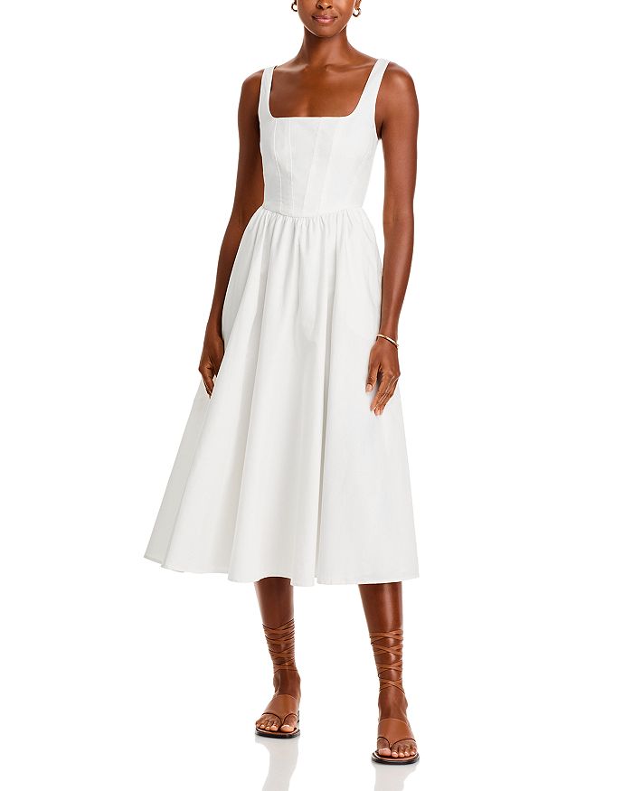 Wayf Desi Bustier Midi Dress