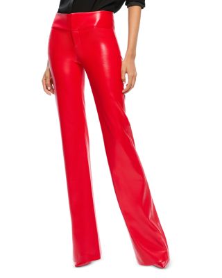 Alice and Olivia Faux Leather Pants | Bloomingdale's