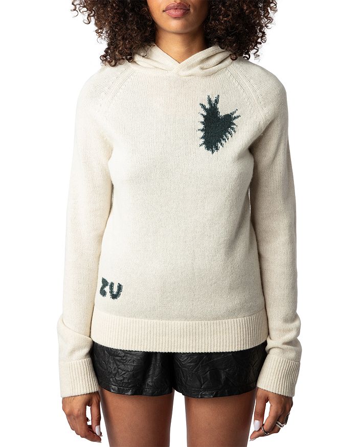Zadig & Voltaire Moony Cashmere Hoodie Sweater | Bloomingdale's