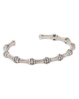 Kendra Scott Maura Pavé Bamboo Cuff Bracelet | Bloomingdale's