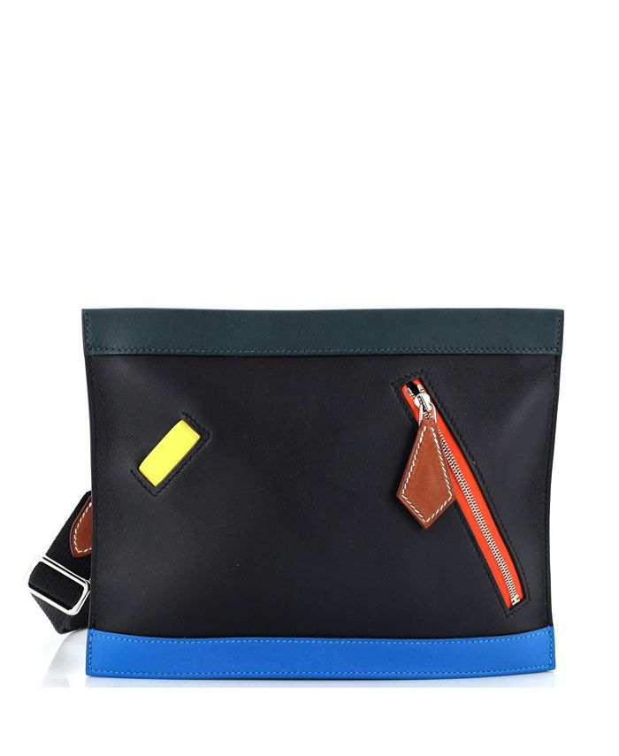 Pre-Owned Hermes Colormatic Horizontal Bag Barenia and Swift ...