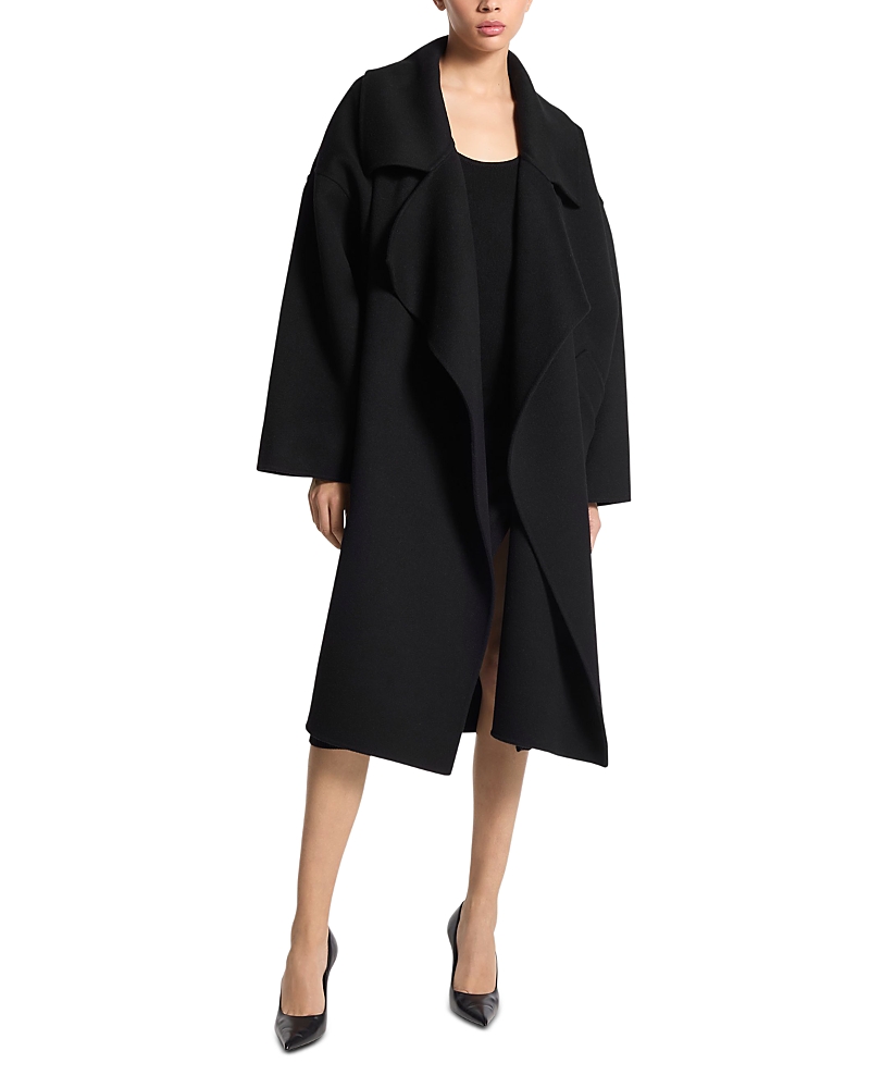 Michael Kors Collection Double Faced Wool Clutch Coat | Smart Closet Michael Kors Collection Double Faced Wool Clutch Coat | Smart Closet