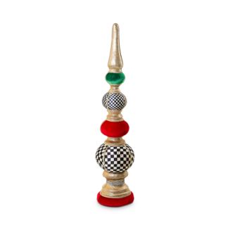 Mackenzie-Childs Cozy Christmas Large Tabletop Finial | Bloomingdale's Home