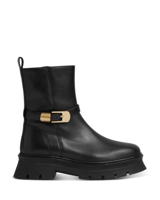 REISS Women's Elena Zip Up Chunky Boots | Bloomingdale's